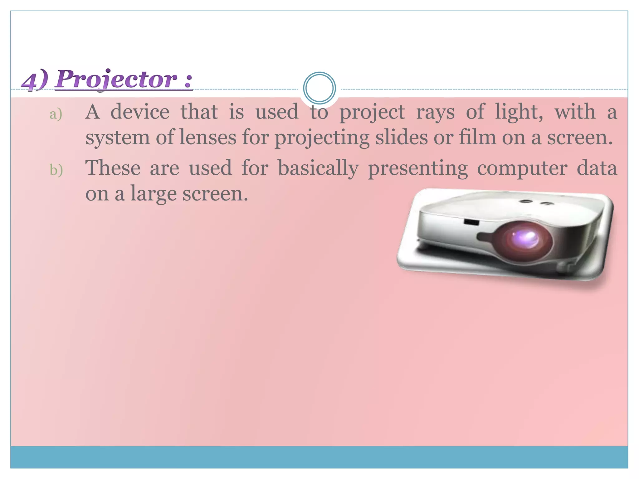 Input And Output Devices Pptx Computer Peripherals Computing