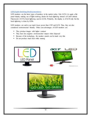 Input and output devices | DOCX