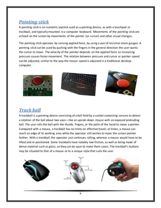 Input and output devices | DOCX