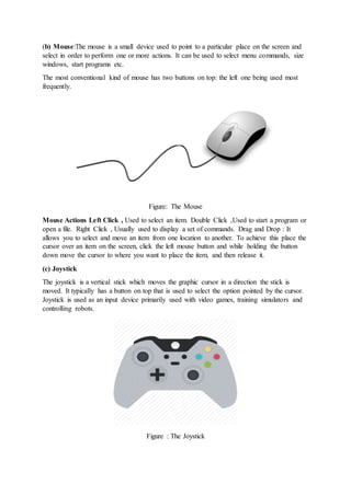 Assignment on Input and output devices | DOCX