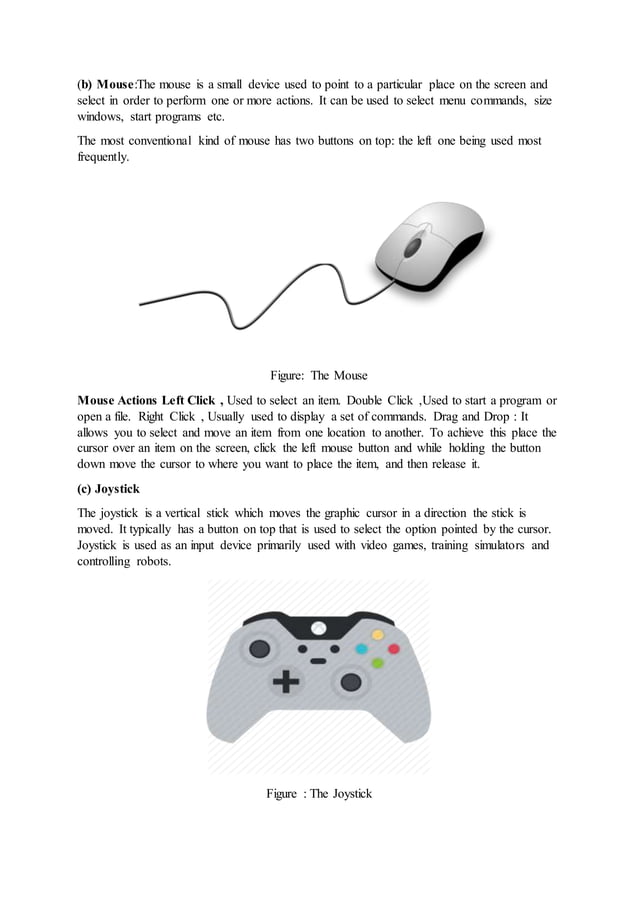 Assignment on Input and output devices | DOCX