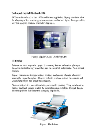 Assignment on Input and output devices | DOCX