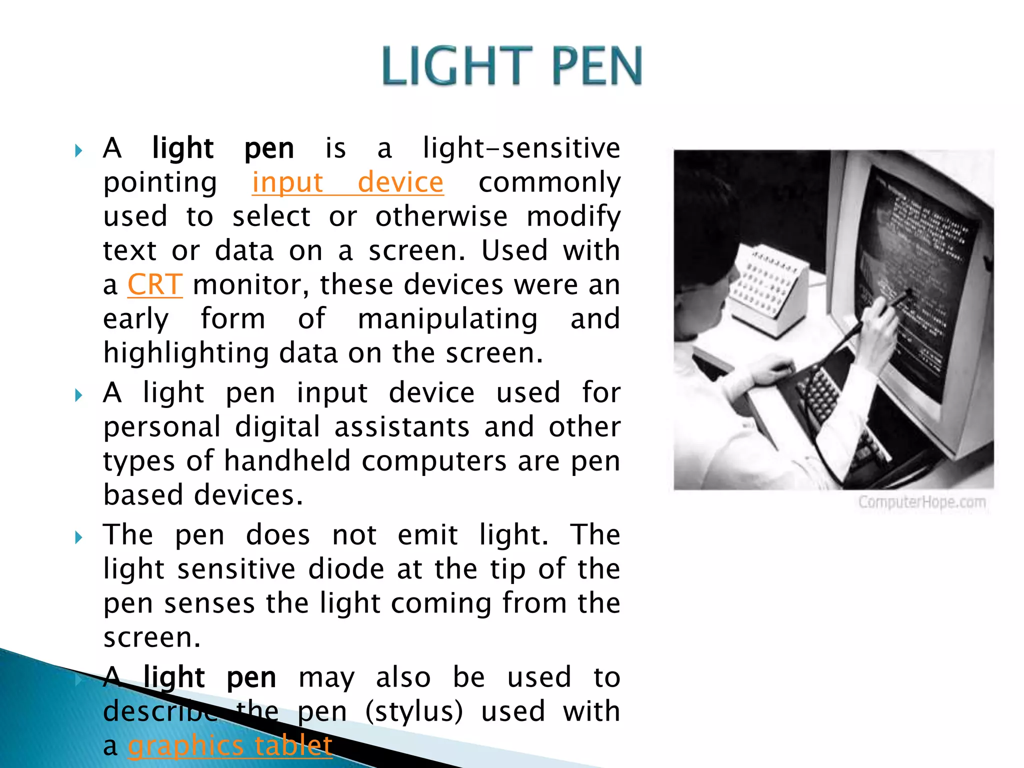 Input and output devices | PPT