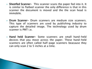 Input and output devices | PPT