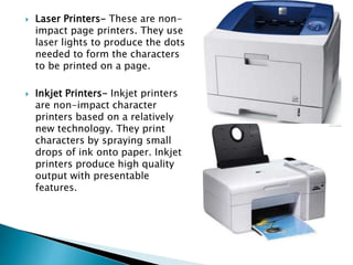 Input and output devices | PPT