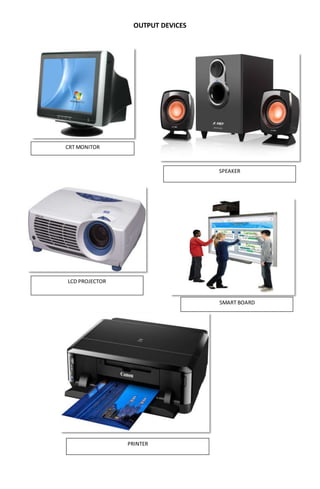 Input and output devices | DOCX