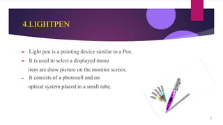 Input and Output Devices | PPTX