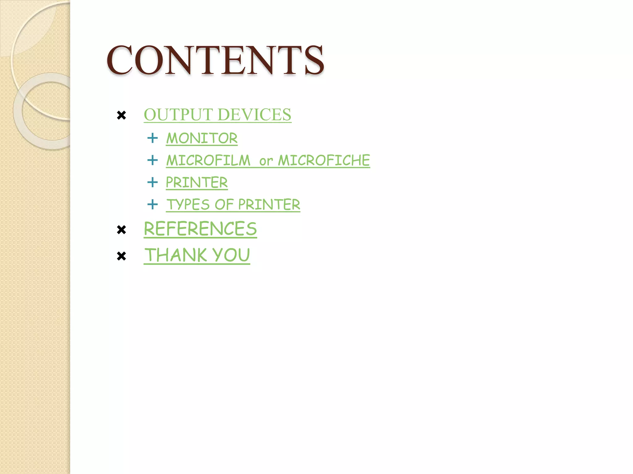 Output devices | PPT