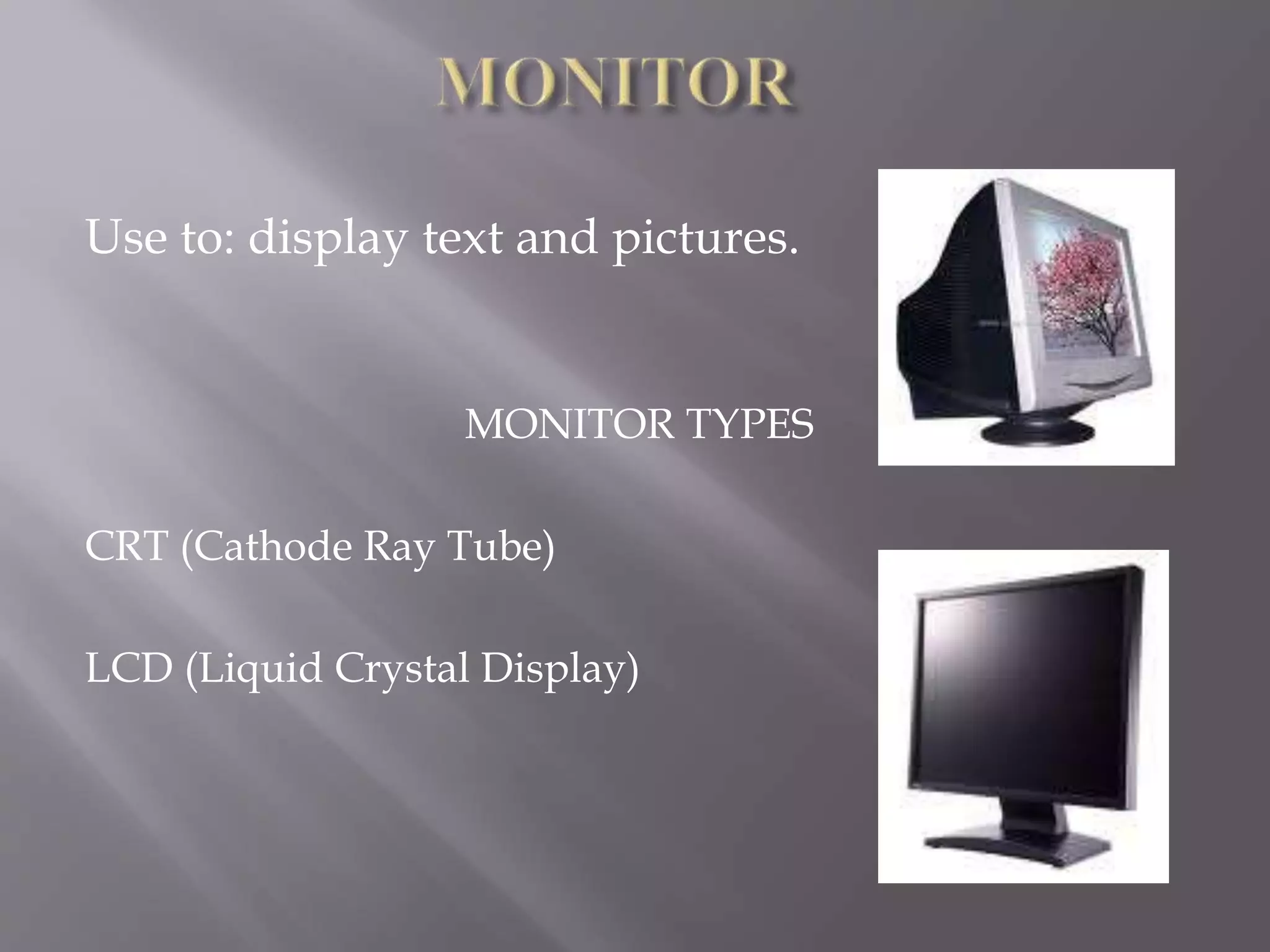 Output devices | PPT | Free Download