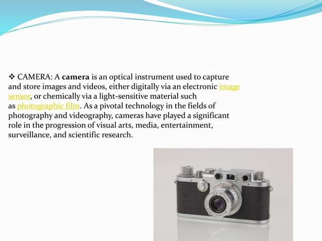 INPUT AND OUTPUT DEVICES ASSIGNMENT COMPUTER.pptx | Cameras and Camcorders | Consumer Electronics