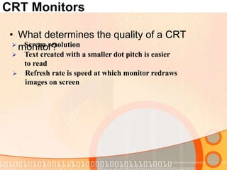 Input and Output Devices PPT by Aamir Saleem Ansari | PPTX
