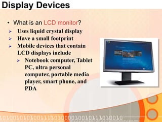 Input and Output Devices PPT by Aamir Saleem Ansari | PPTX
