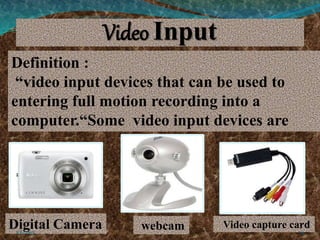 Input and output devices | PPTX