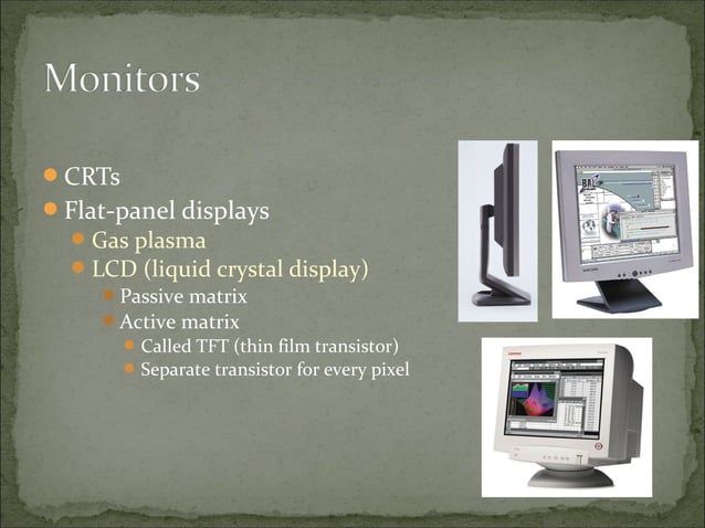 Input And Output Devices Ppt Ppt Computer Peripherals Computing