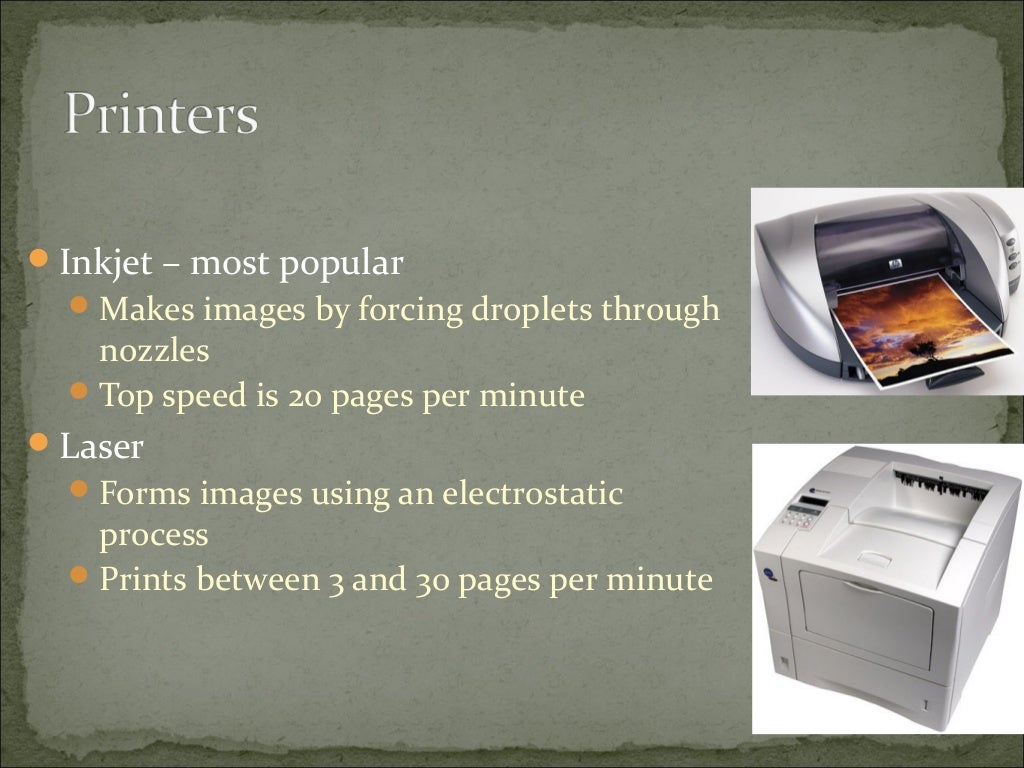 Input And Output Devices Ppt