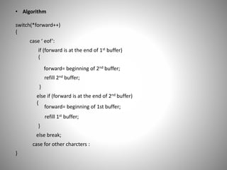 Input buffering | PPTX | Programming Languages | Computing