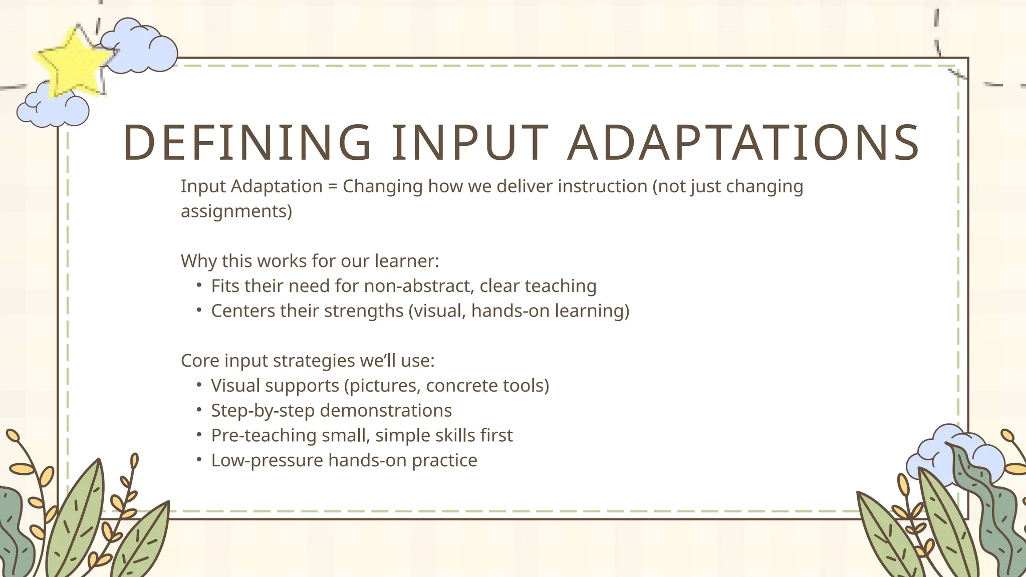 Input Curriculum Adaptations for Early Childhood SPED Version 1.pptx
