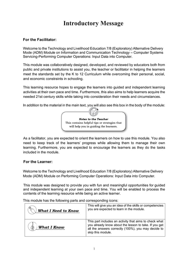 Input Data Into Computer Pdf