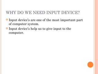 Input device | PPT