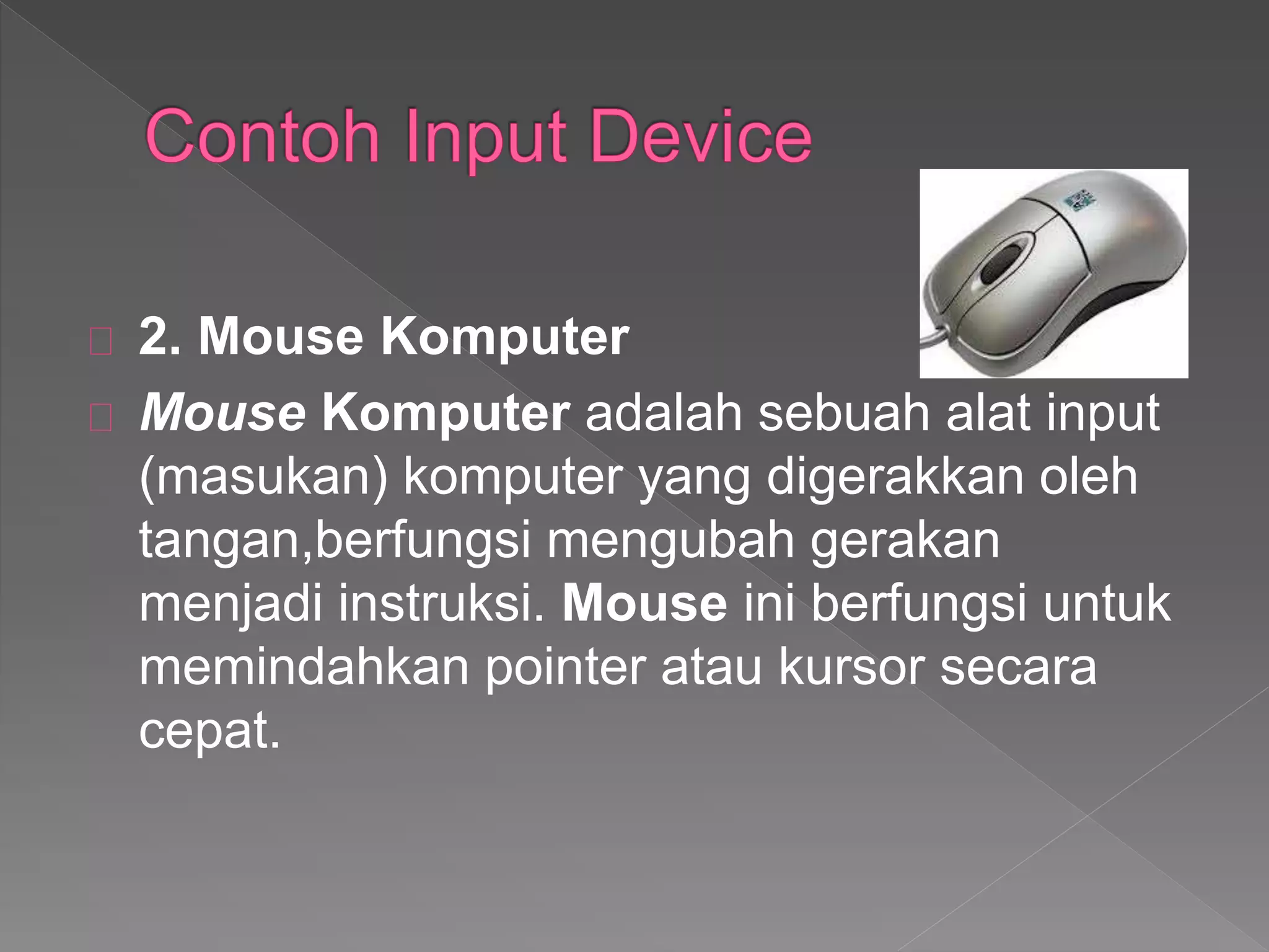 Input device | PPT