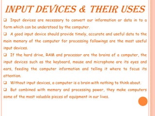Input Devices | PPTX