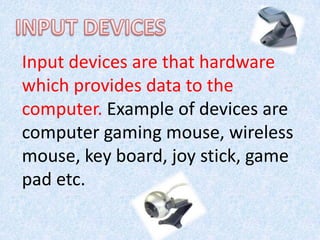 Input devices | PPTX