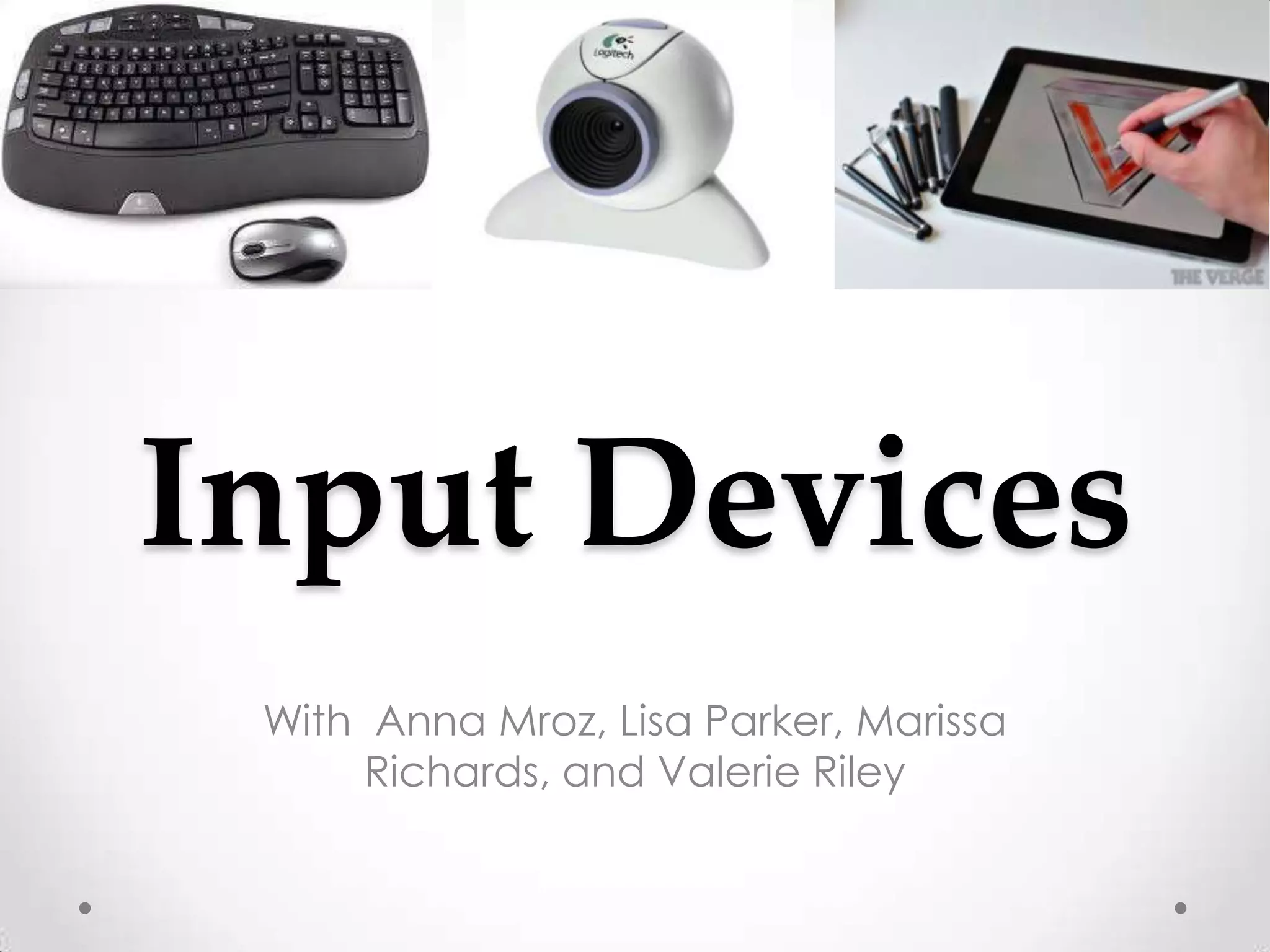 Input devices | PPT
