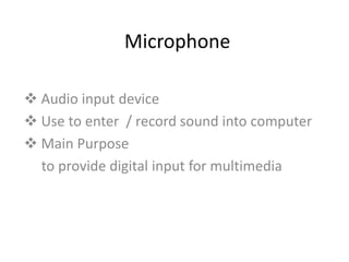 Input devices | PPTX