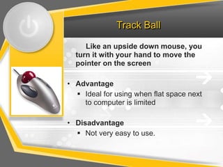 Input devices and types | PPT