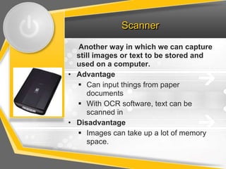 Input devices and types | PPT