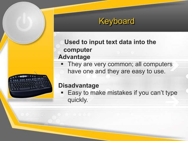 Input devices and types | PPT