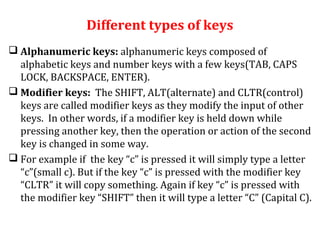 Input devices_(Mouse and Keyboard) | PPT