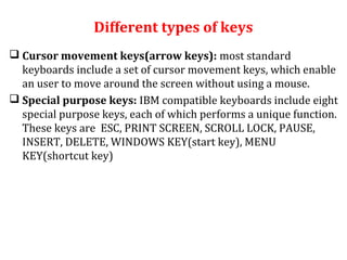 Input devices_(Mouse and Keyboard) | PPT
