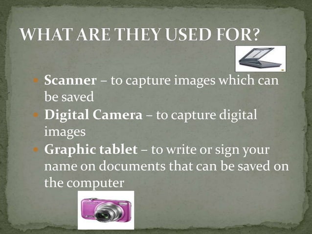 Input devices | PPT