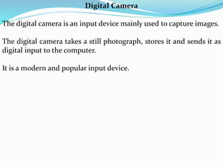 Input devices | PPTX