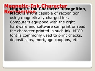 Input devices 2 Easy To understand | PPTX