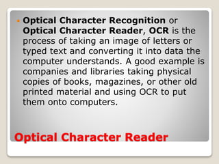Input devices 2 Easy To understand | PPTX