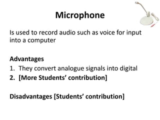 Input devices | PPTX