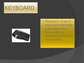 Input devices | PPTX