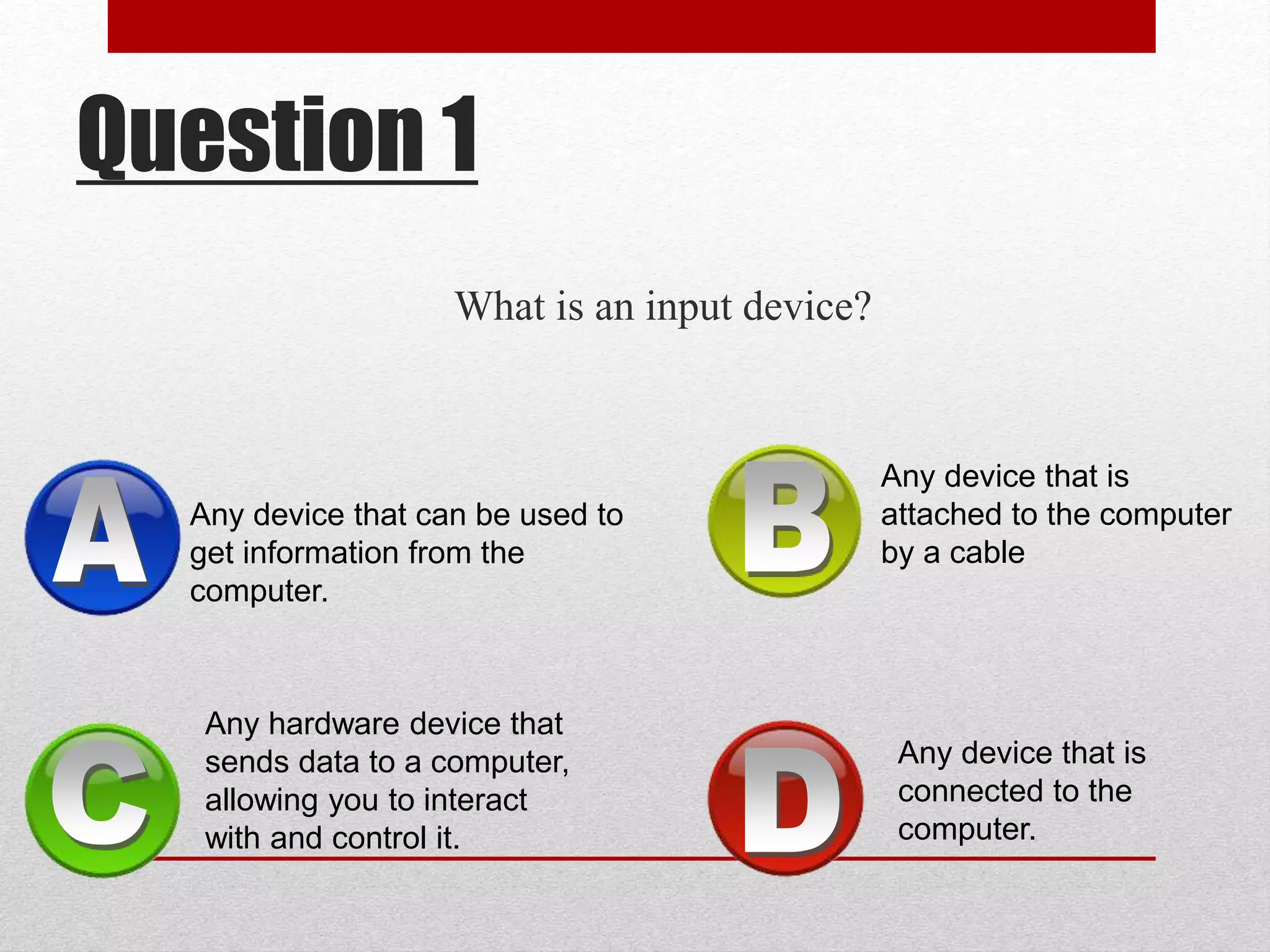 Input devices | PPT