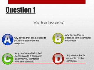 Input devices | PPT