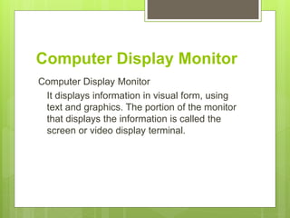 Input devices | PPTX