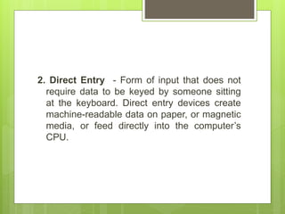 Input devices | PPTX