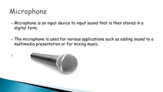 Input devices | PPTX | Operating Systems | Computer Software and ...