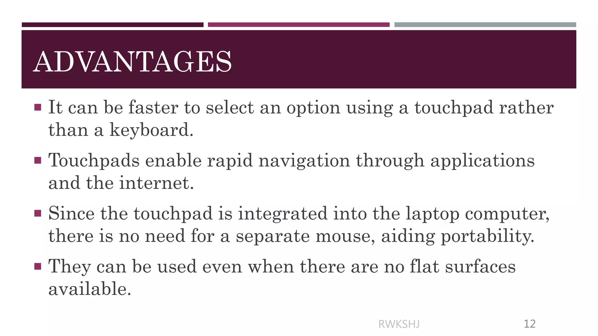 Input devices | PPTX | Computer Peripherals | Computing