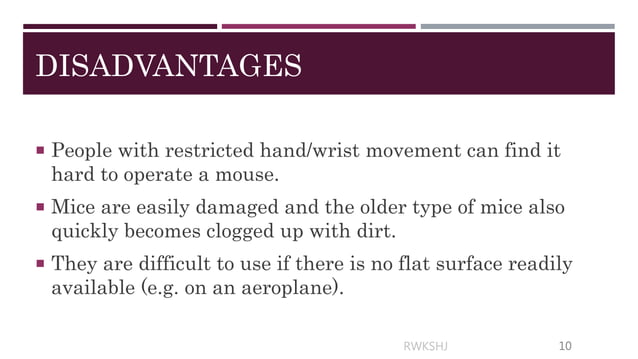 Input devices | PPTX | Computer Peripherals | Computing