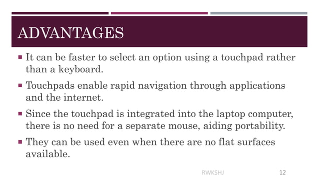 Input devices | PPTX | Computer Peripherals | Computing
