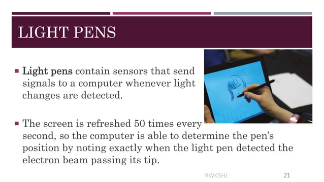 Input devices | PPTX | Computer Peripherals | Computing