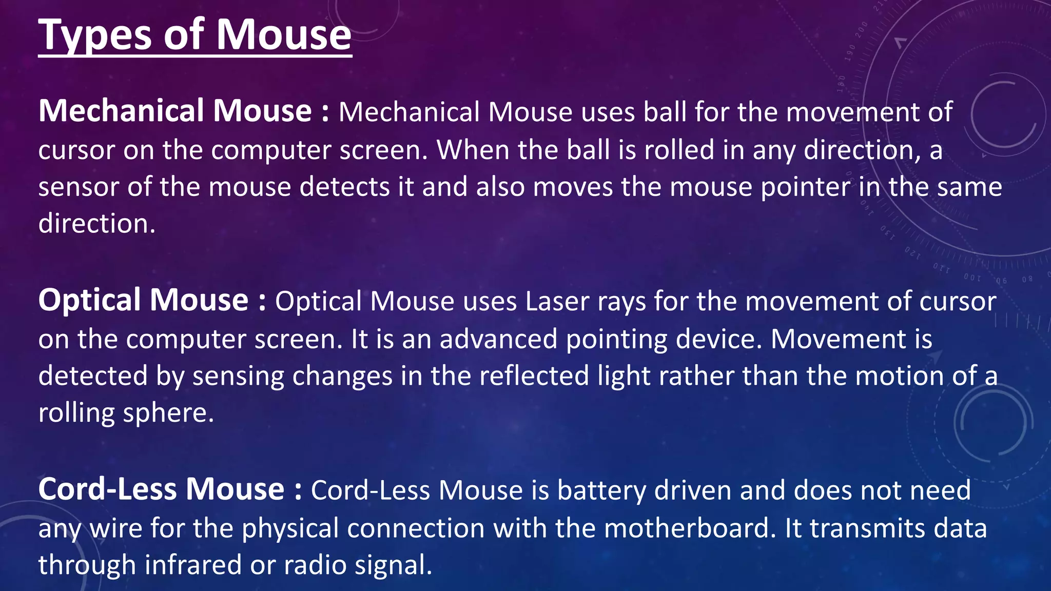 Input Devices Ppt