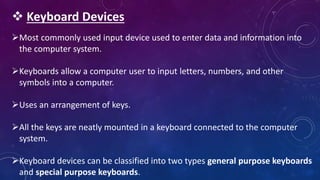 Input Devices | PPT